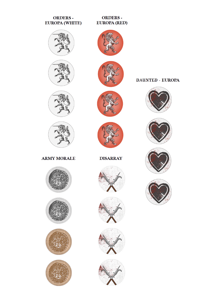 [BH02TOK] Never Mind The Billhooks Europaion MDF Token Set ...