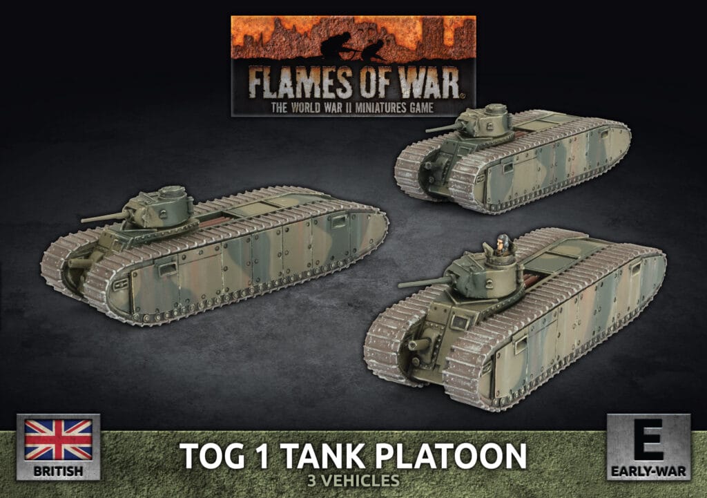 [BBX89] British: TOG I Tank Platoon | Battlefield Hobbies